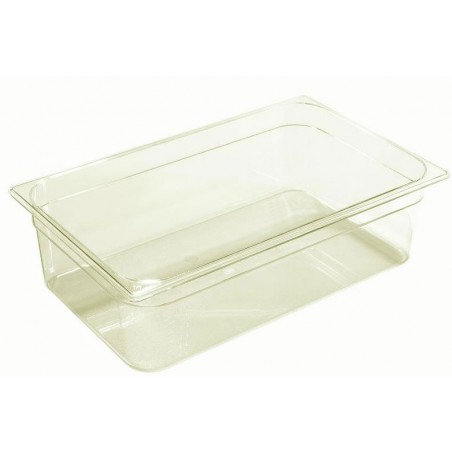 Bac plastique GN1/1 gastronorme fond semi-transparent Bac plastique...