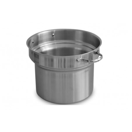 Récipient inox pour soupière avec 2 poignées Récipient inox pour so...
