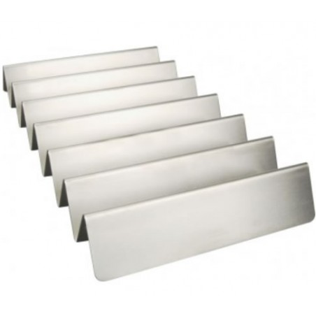 Support inox pour sachets de frites Support inox pour sachets de fr...