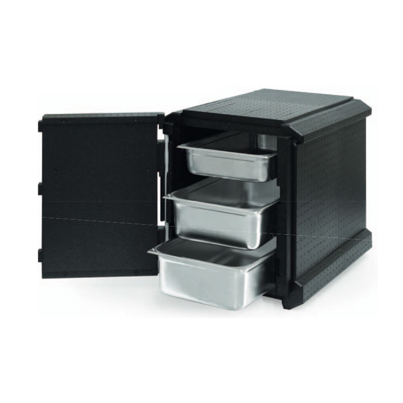 Conteneur isotherme GN 1/1 avec ouverture frontale Le conteneur iso...